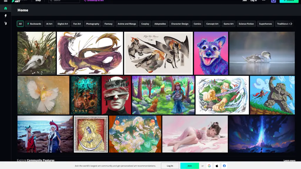 DeviantArt: Discover and Share 350 Million Pieces of Art | SeekTool.ai ...
