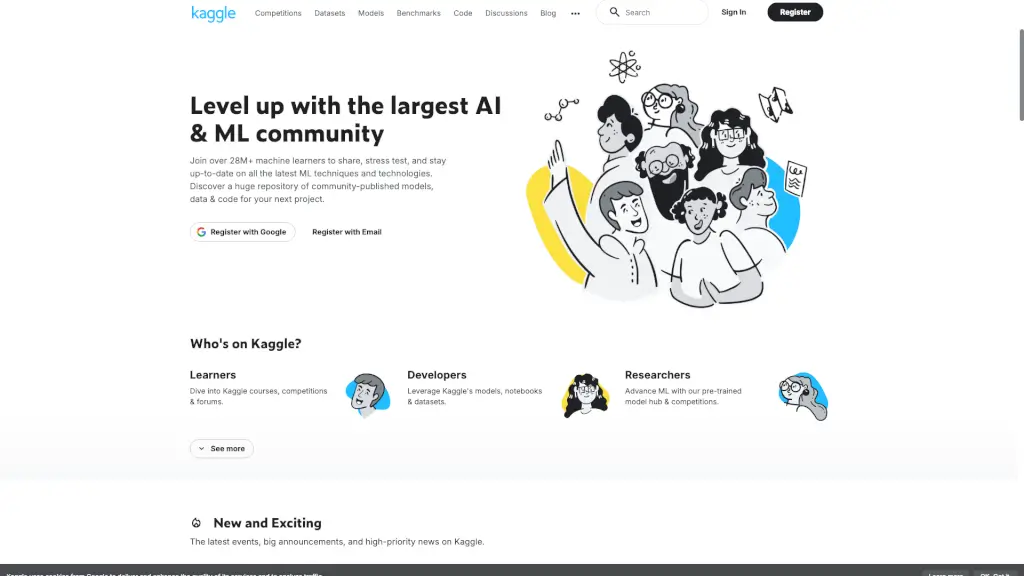 Kaggle: Your Machine Learning and Data Science Community | SeekTool.ai Directory