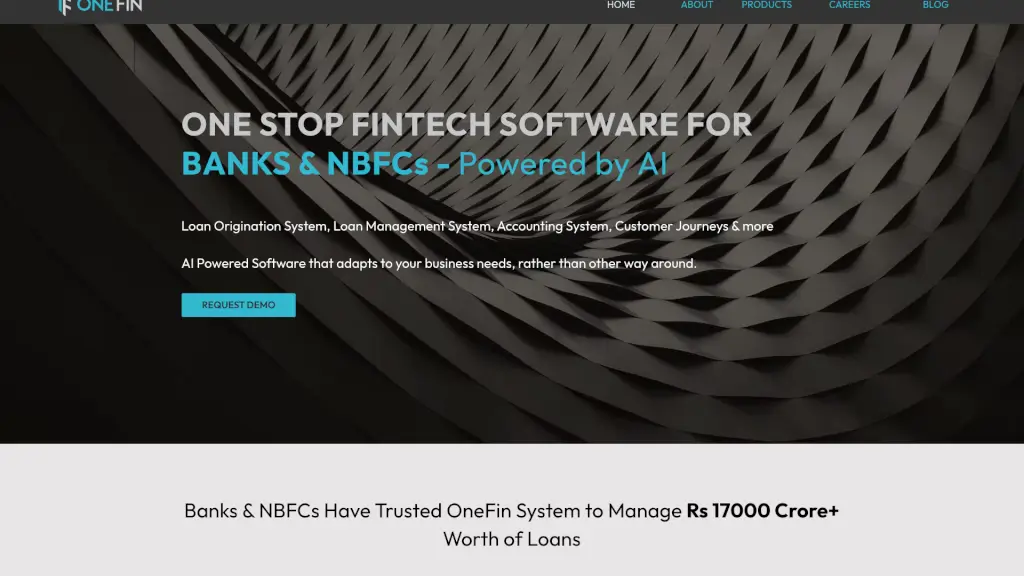 OneFin LOS LMS: AI-Powered Loan Management System | SeekTool.ai Directory