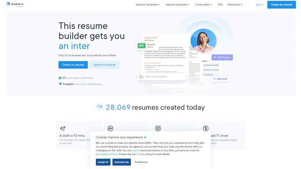 Create A Standout Resume With Resume io Free Easy Builder SeekTool Create A Standout Resume With Resume io Free Easy Builder SeekTool